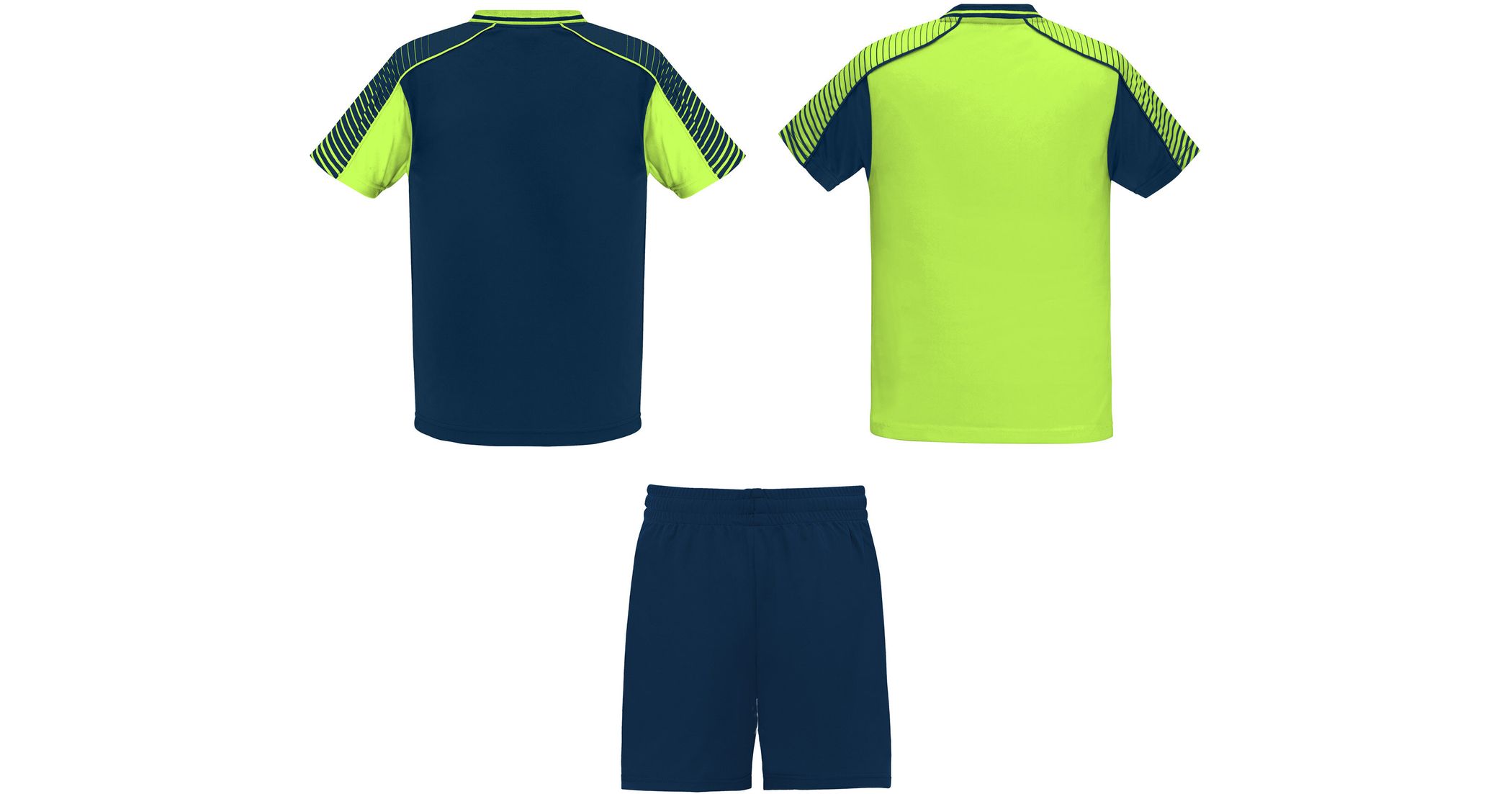 Juve Kit de sport polyester ROLY SPORT cj0525 - Vert fluo marine