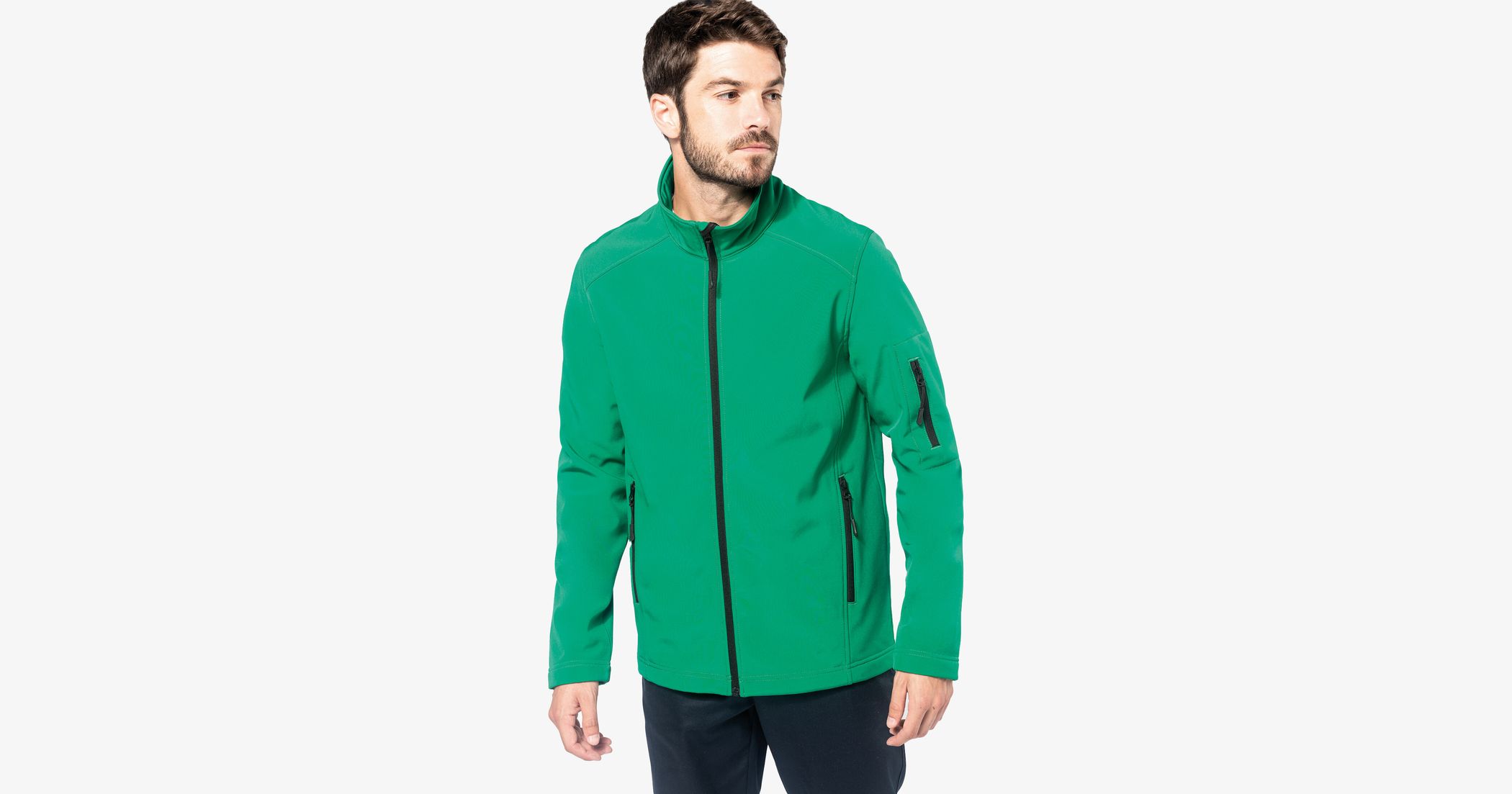 Kariban personalized men's softshell jacket with your logo k401