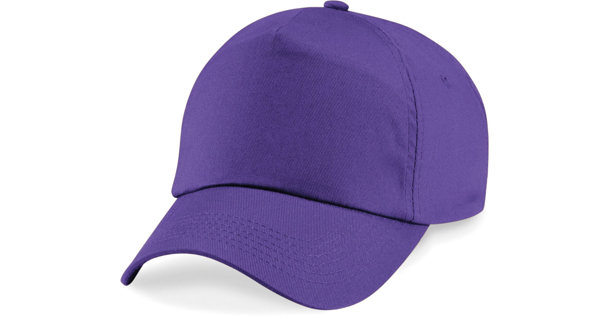 Original 5-panel Beechfield b10 cap customizable with your logo - Purple