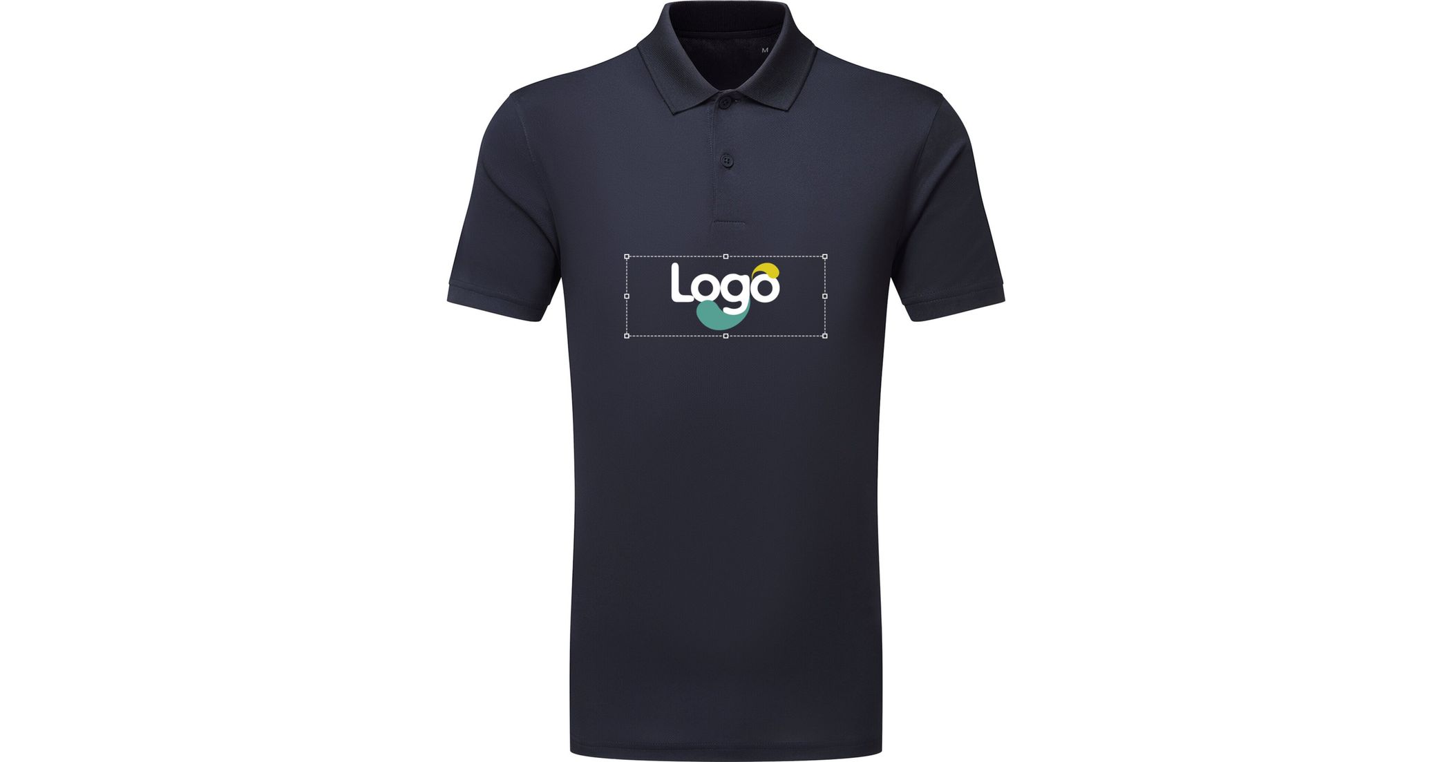 Polo texturé en tissu recyclé homme TRIDRI personnalisable avec votre ...