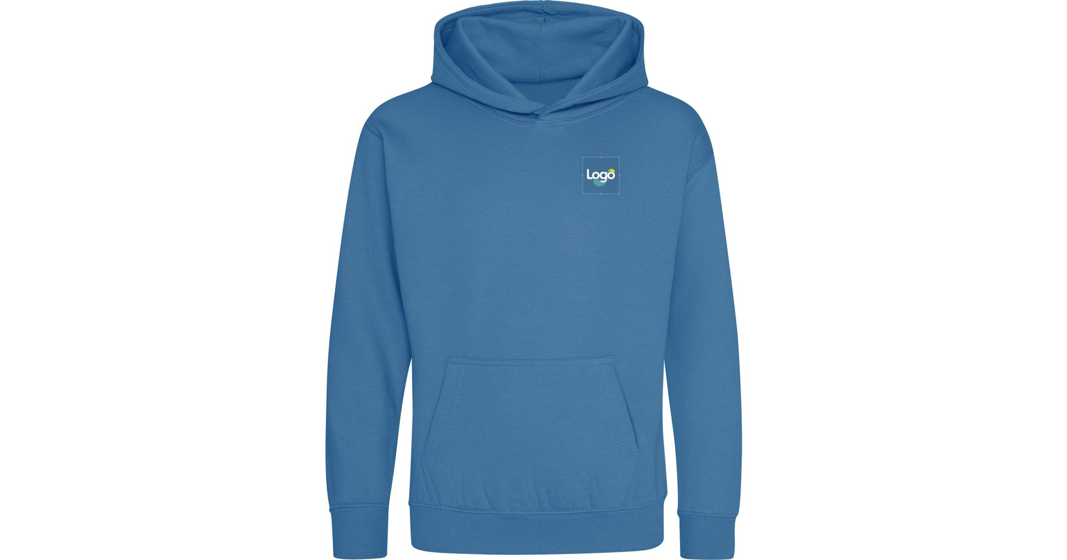 Kids hoodie AWDIS JUST HOODS jh001j personalizable - Sapphire blue