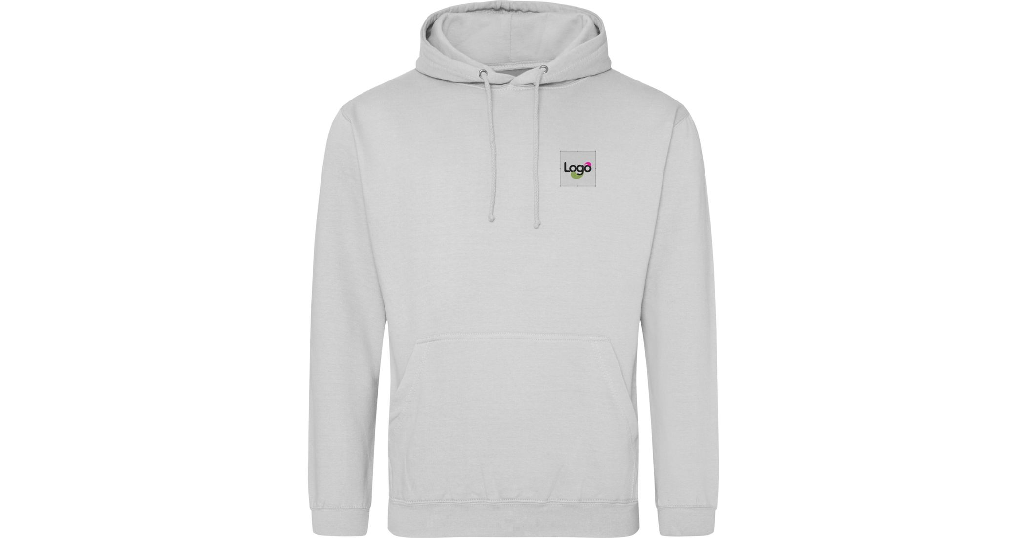 College hoodie AWDIS JUST HOODS jh001- à personnaliser - Moondust grey